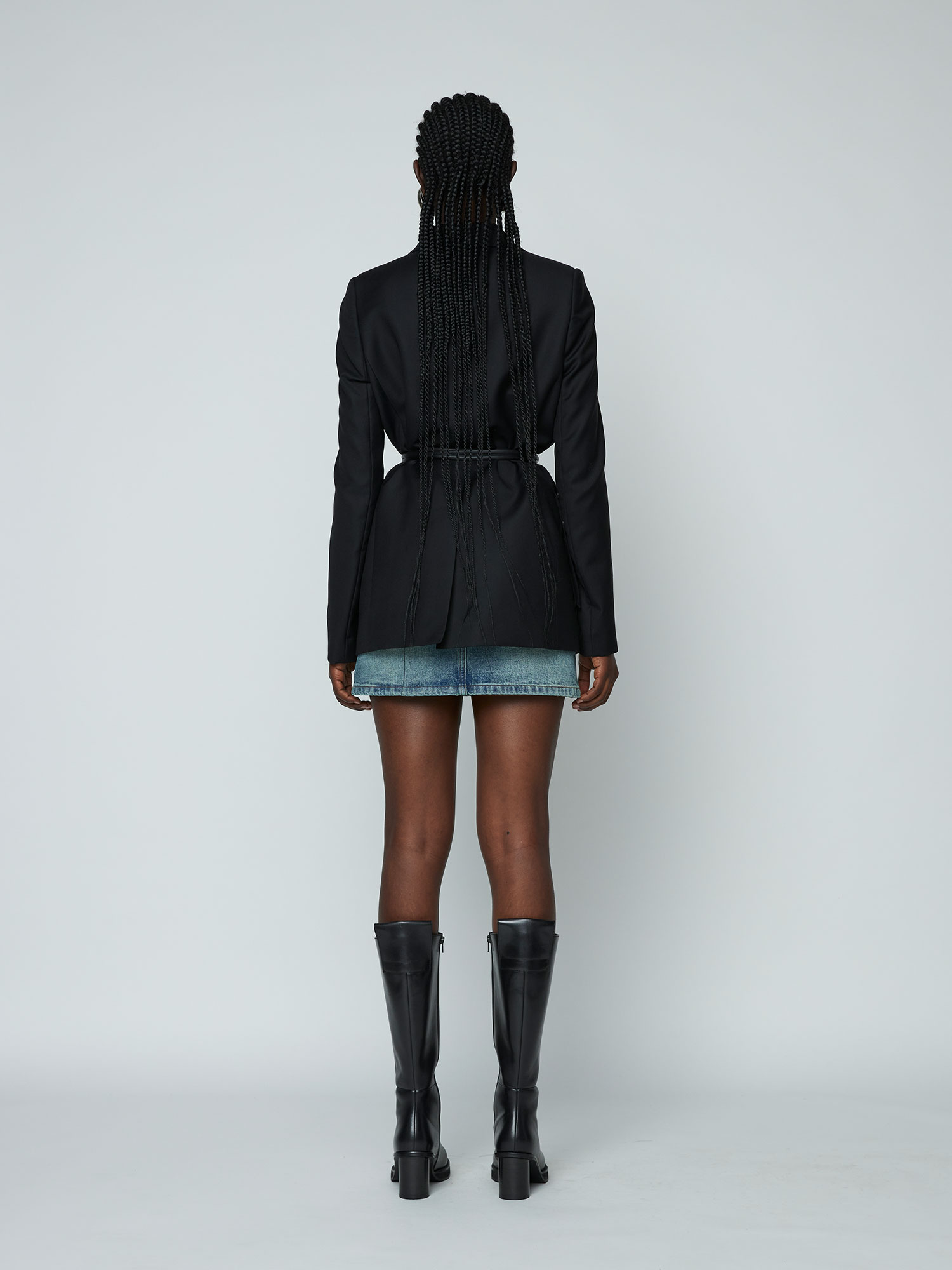 Buckle Blazer Black – Wynn Hamlyn