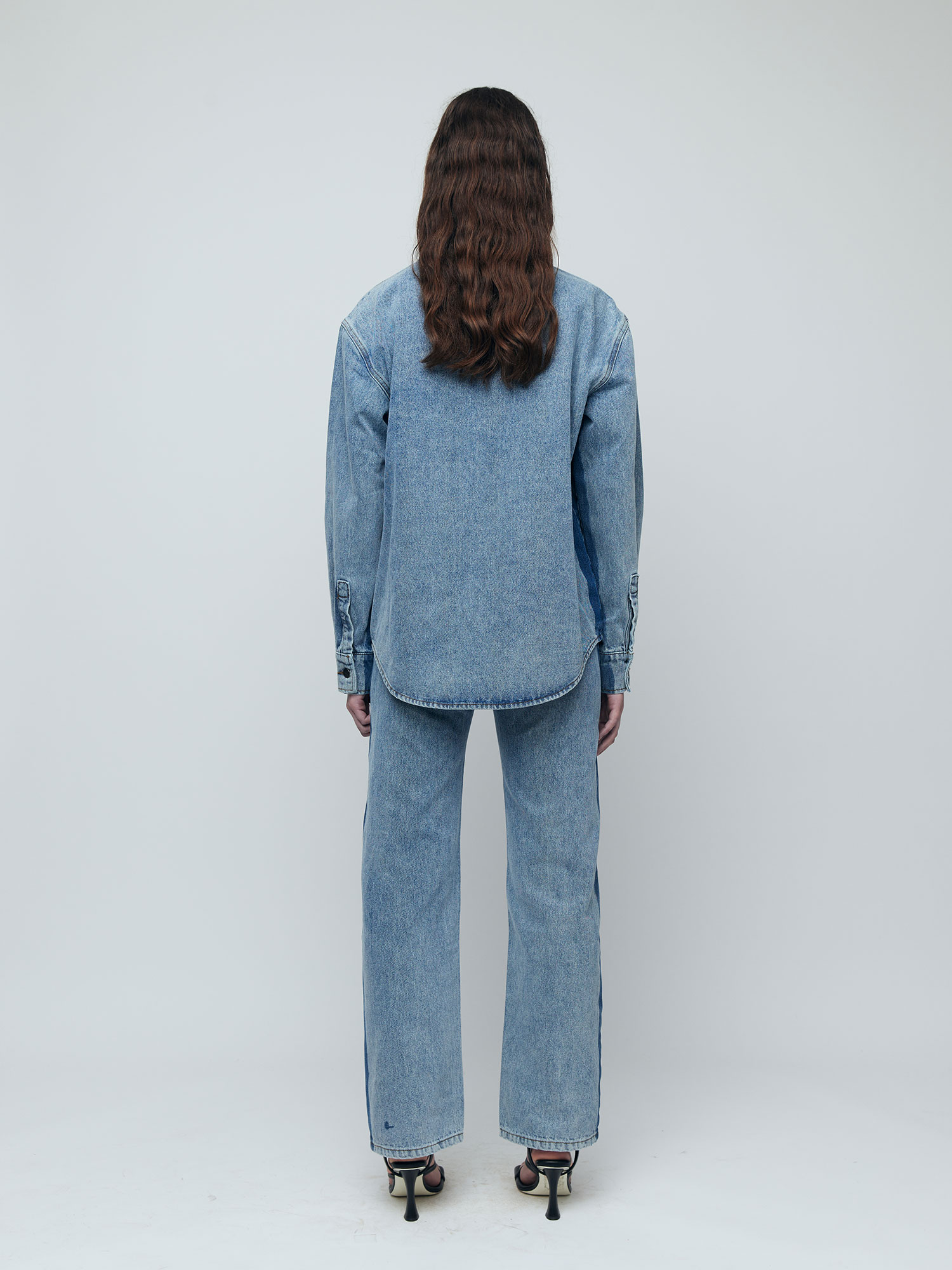 Classic Denim Jeans Two Tone Blue – Wynn Hamlyn