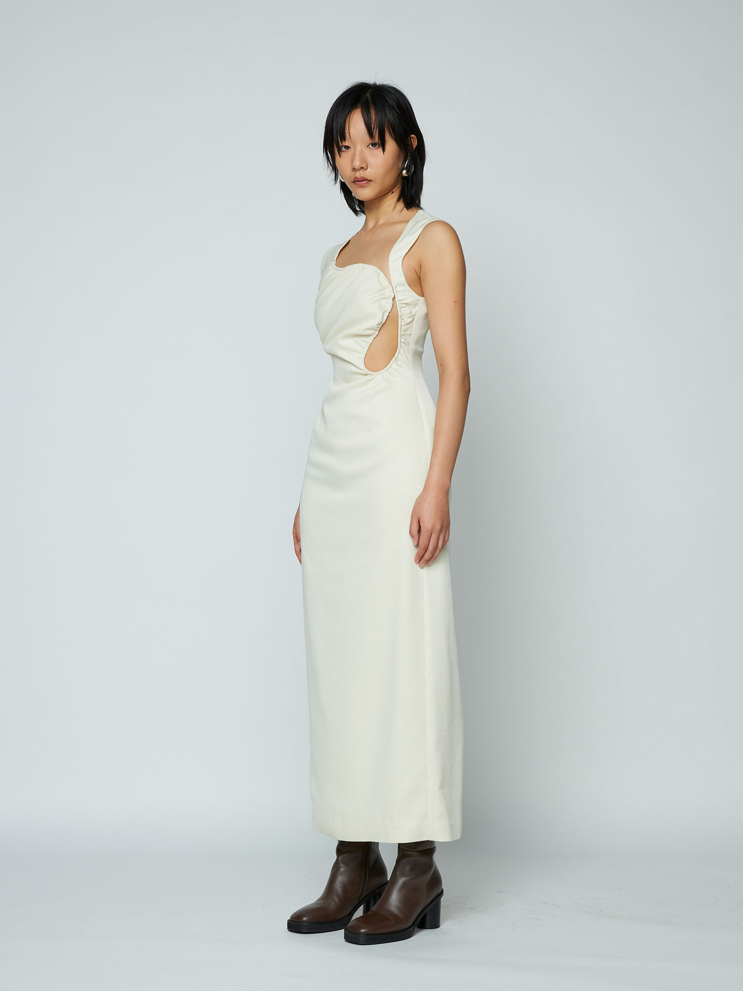 Ella Maxi Dress Ivory – Wynn Hamlyn