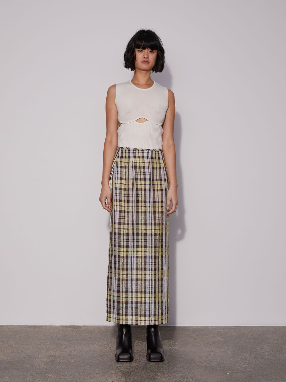 Leaf Tank Ivory – Wynn Hamlyn