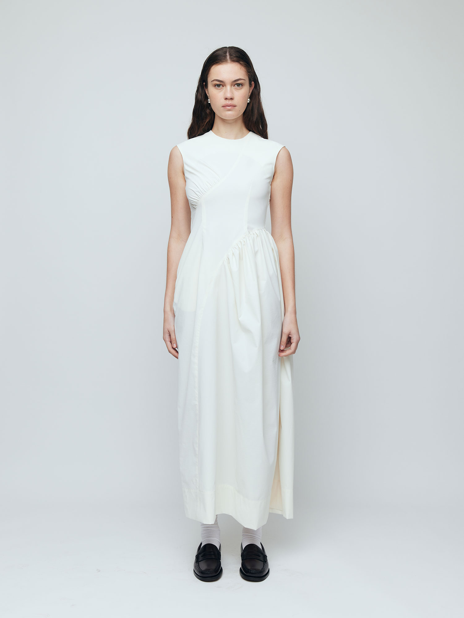 Mei Dress Ivory – Wynn Hamlyn