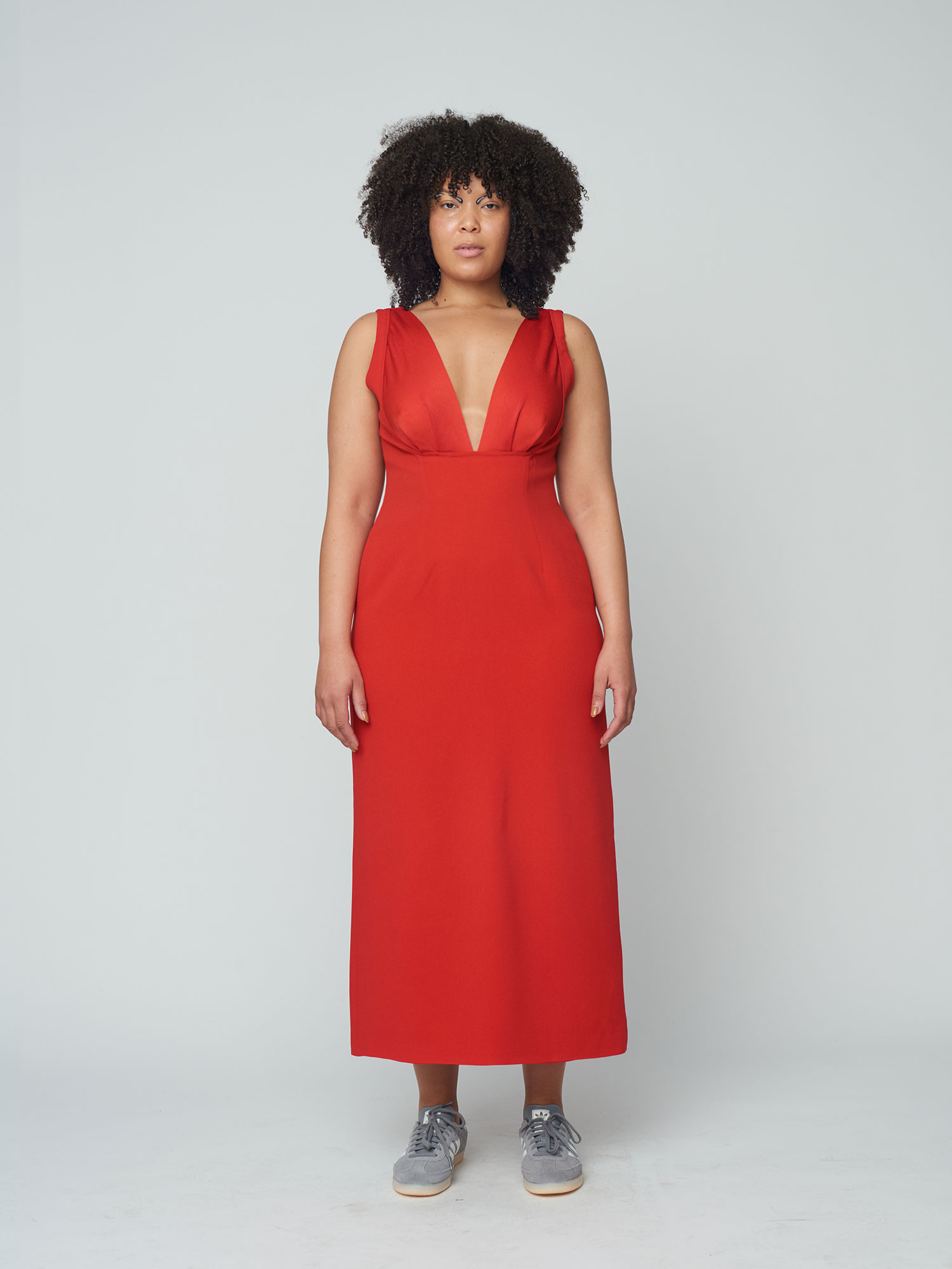 Nancy Dress Scarlet – Wynn Hamlyn