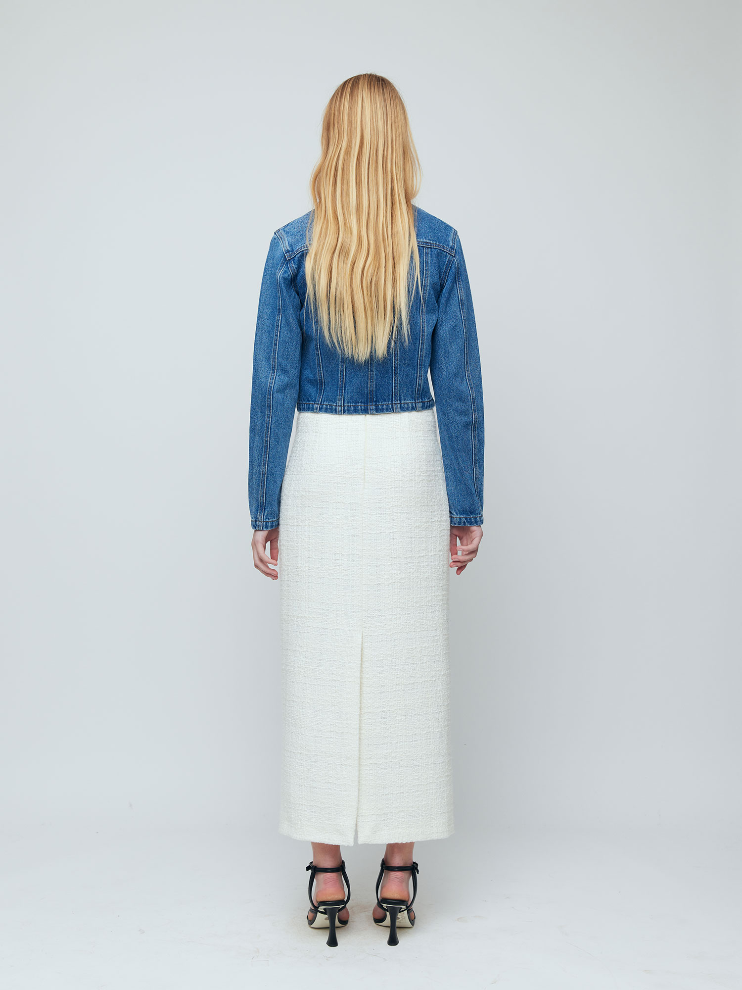 Panel Denim Jacket Indigo – Wynn Hamlyn