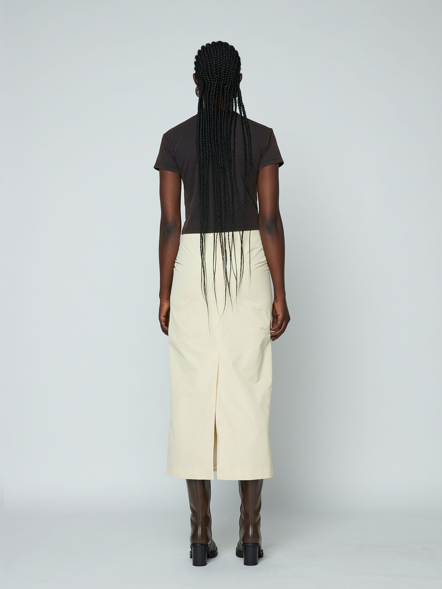 Sophia Maxi Skirt Bone – Wynn Hamlyn