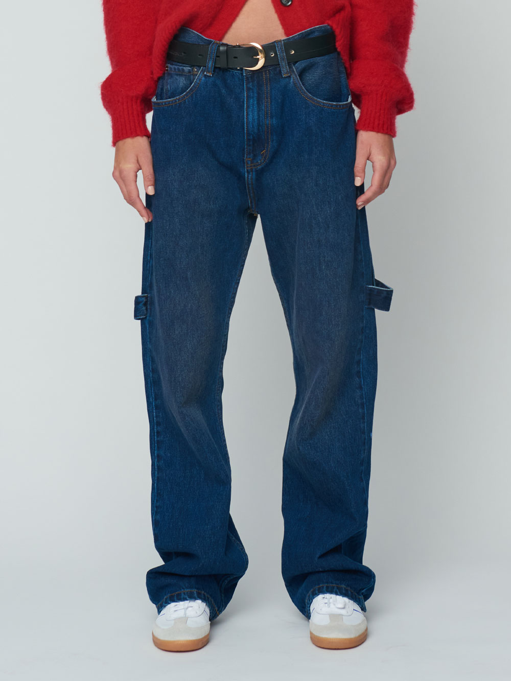 Womens Tool Jeans Indigo – Wynn Hamlyn